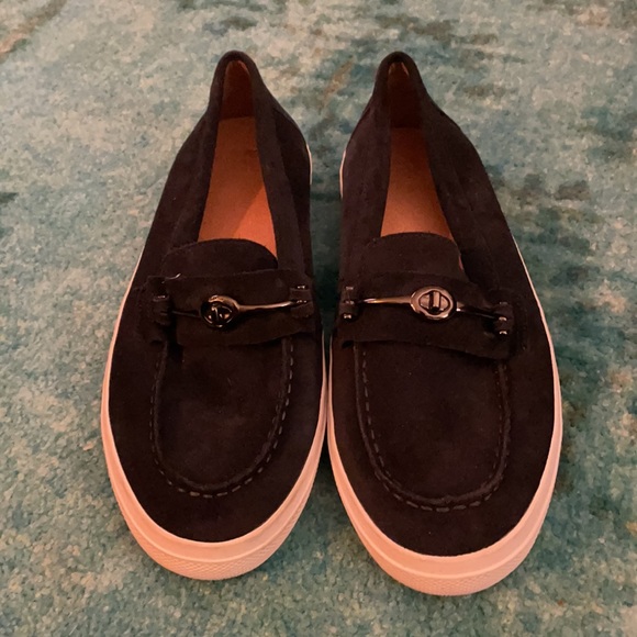 Coach | Shoes | Coach Blue Suede New York Corey Loafer Size M | Poshmark